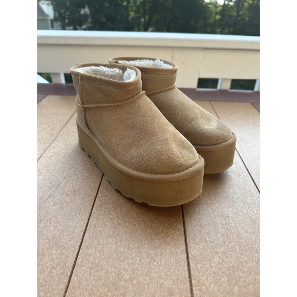 The Unbranded Brand | Shoes | Cozy Chestnut Fashion Pull On Faux Fur ...